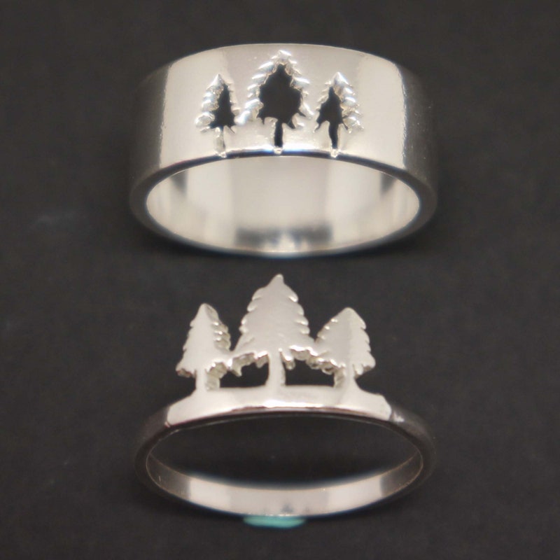 Tree Wedding Ring - Etsy