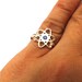 Silver Science Symbol Ring Atom Eletron Ring Nuclear Ring - Etsy