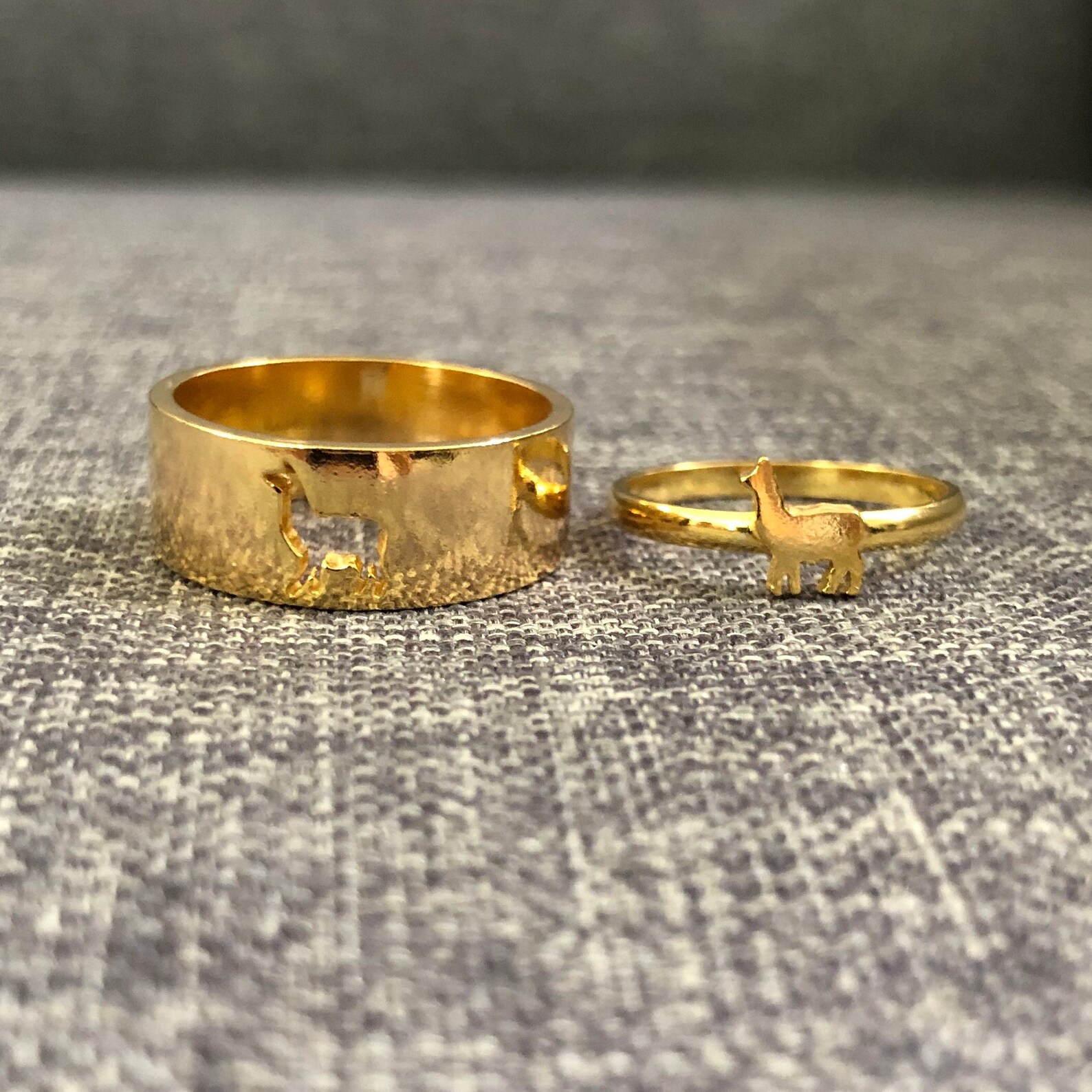 Llama Promise Ring for Couples Alpaca Animal Jewelry - Etsy