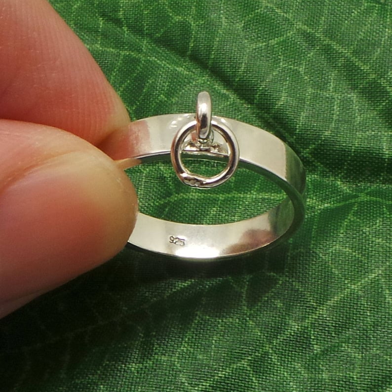 4mm Silver Bondage Slave Ring Bdsm Ring of O Fetish Jewelry | Etsy