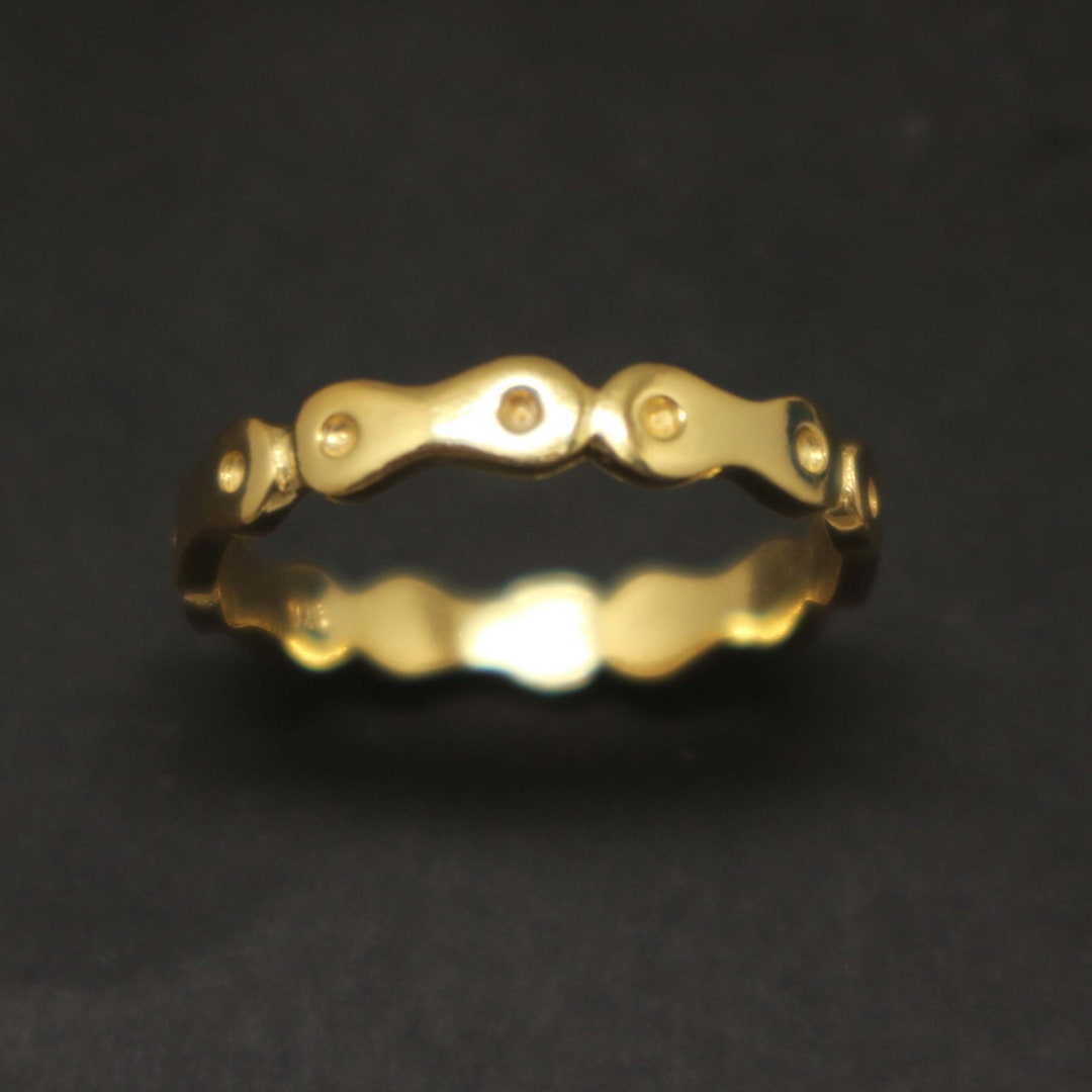 925 Silver Bicycle Chain Ring - Bicycle Chain Jewelry, Gift for Bicycle ...