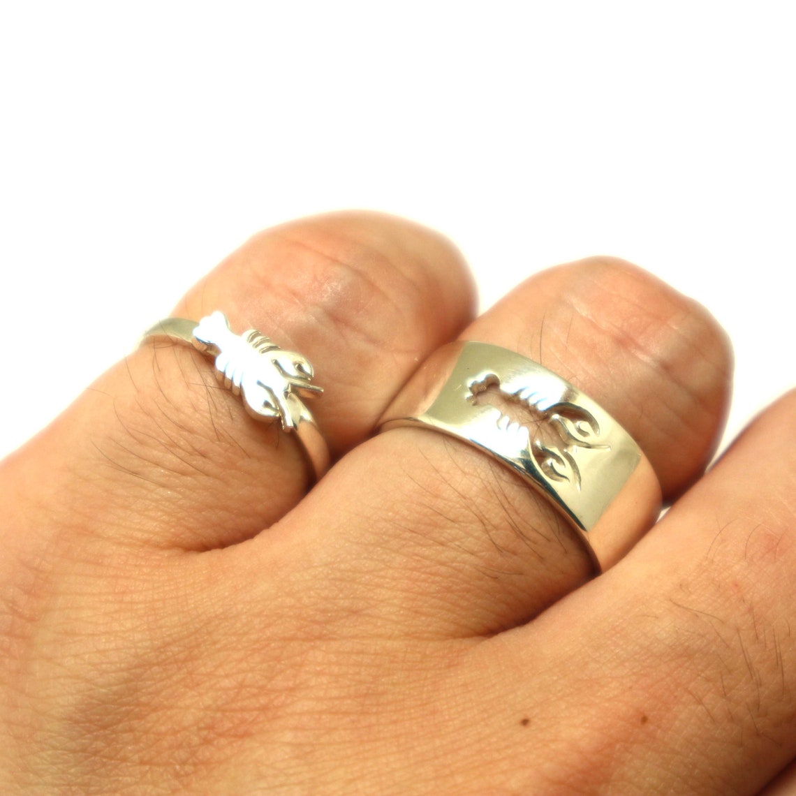 Lobster Matching Promise Ring for Couples Craft Your Most - Etsy