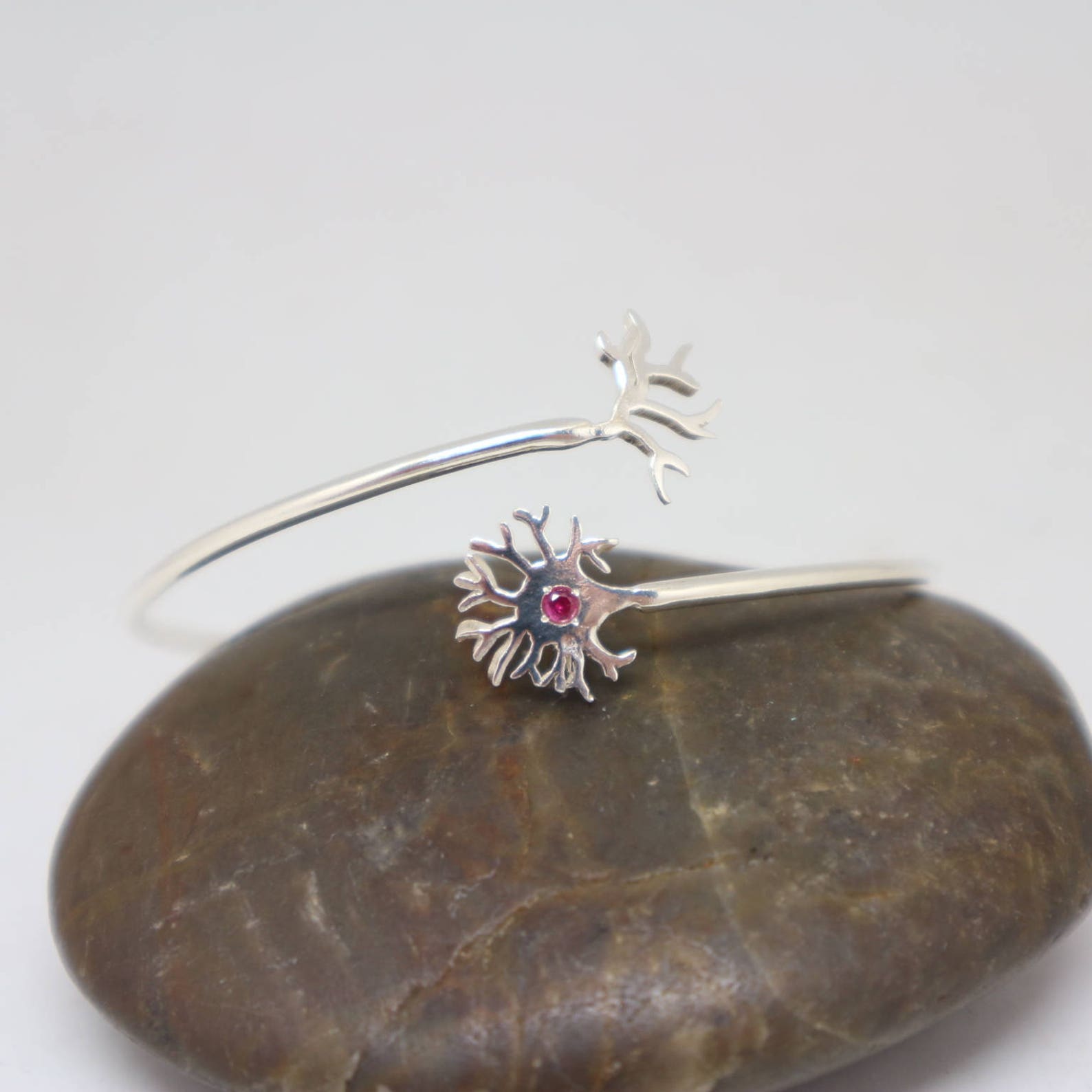 Silver Neuron Bracelet - Neuron Jewelry, Neurologist Gift - Etsy