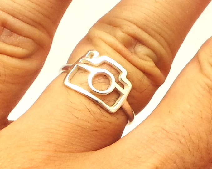 Silver Camera Ring Camera Jewelry Travel Jewelry Travel - Etsy