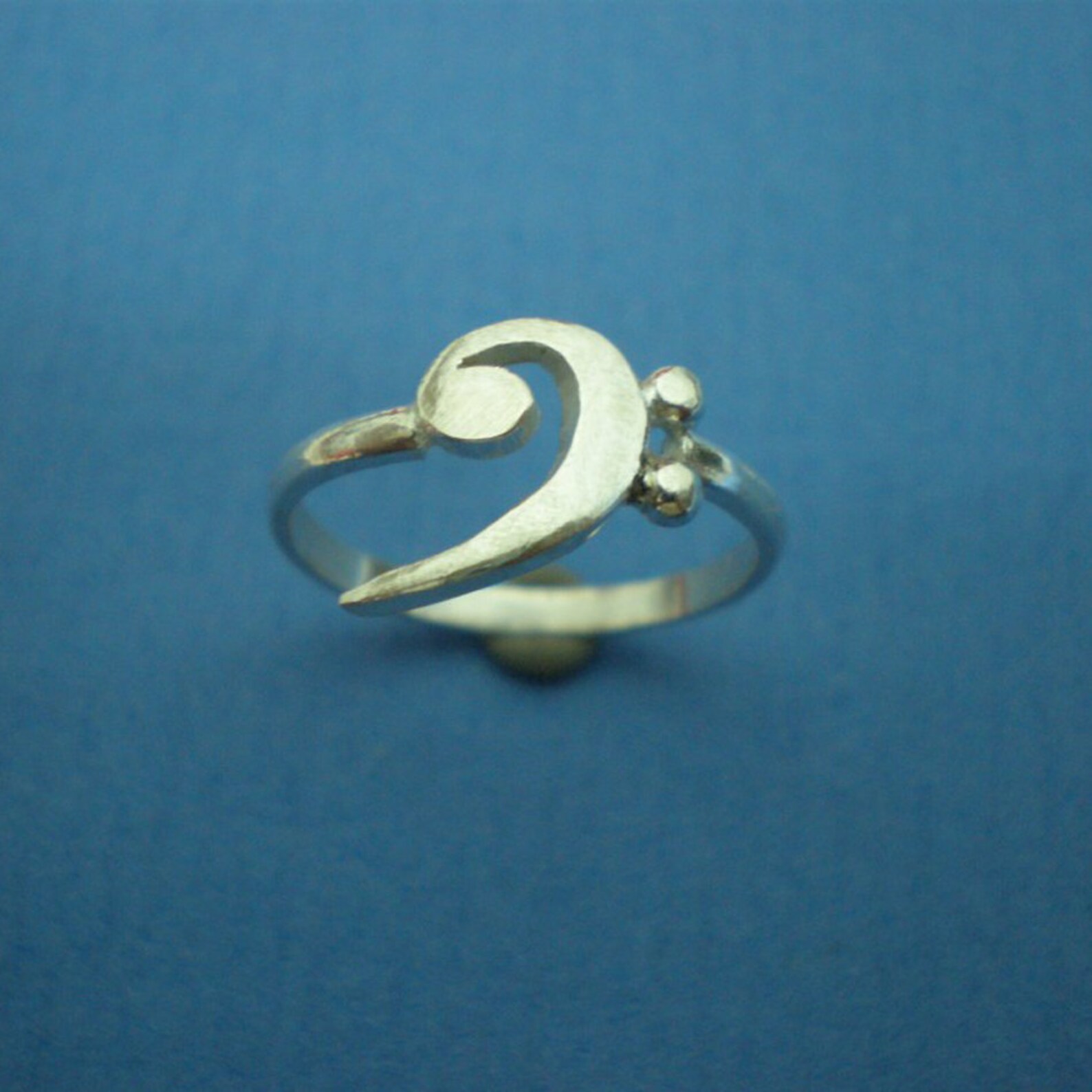 Bass Clef Ring Music Ring Music Jewelry Musician Graduation - Etsy