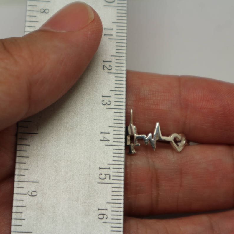 Silver Anesthesiologist Ring Nursing Student School | Etsy