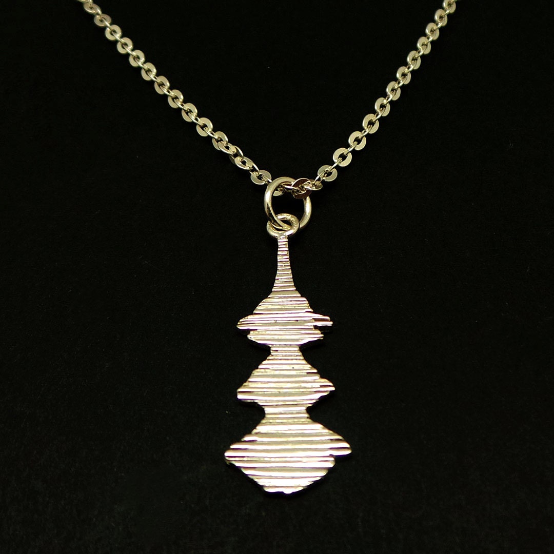 Speech Therapist Pathologist Secret Necklace - I Love You Soundwave ...