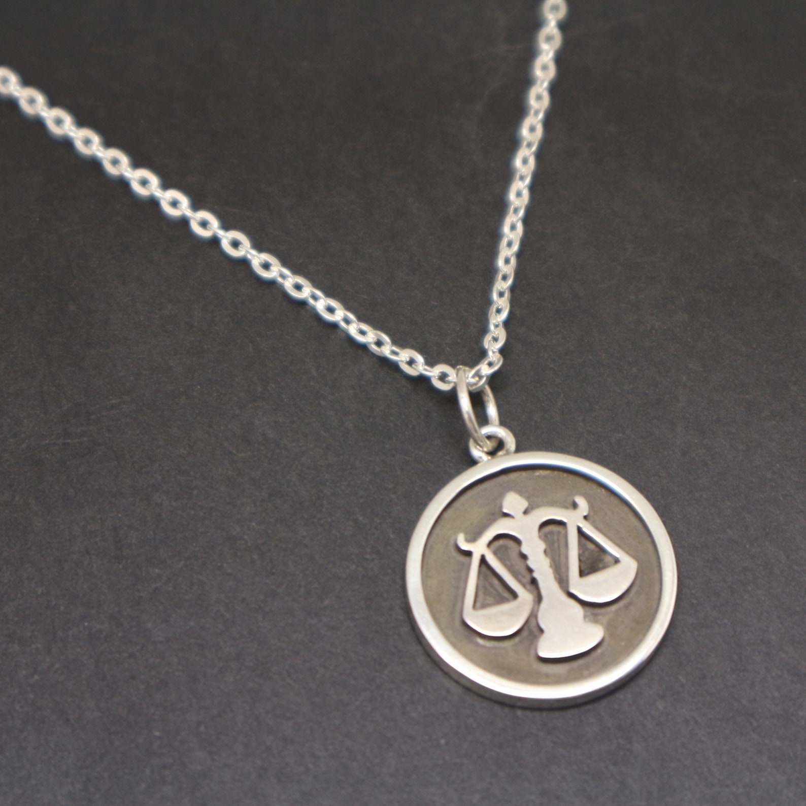 Lawyer Graduation Coin Styled Necklace Round Pendant Lawyer | Etsy