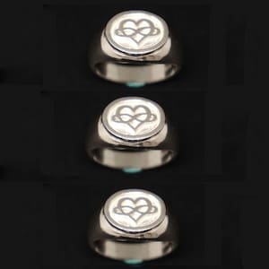 Silver Polyamory Throuple Ring - Polyamory Jewelry, Polyamorous ...