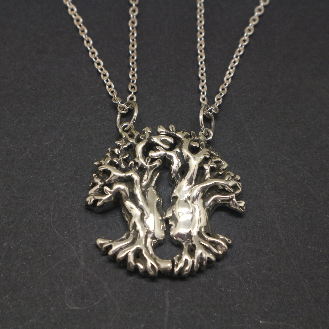 Silver Tree of Life Matching Necklace - Unique Valentine's Day Gift for ...