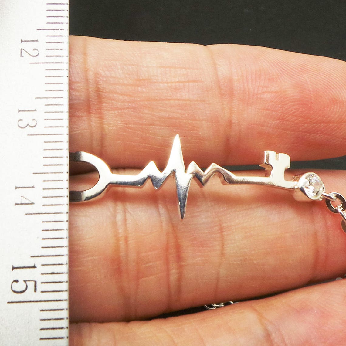 Sterling Silver Stethoscope Key Nurse Bracelet Stethoscope - Etsy