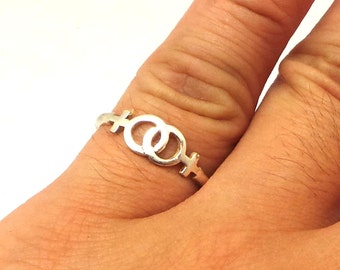 Lesbian Venus Ring - Etsy