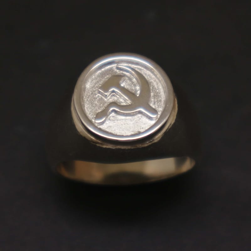 Silver Men Ussr Rings - Etsy