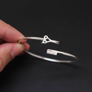 Hair Stylist Scissor and Comb Bracelet - Hair Stylist Scissor Jewelry ...