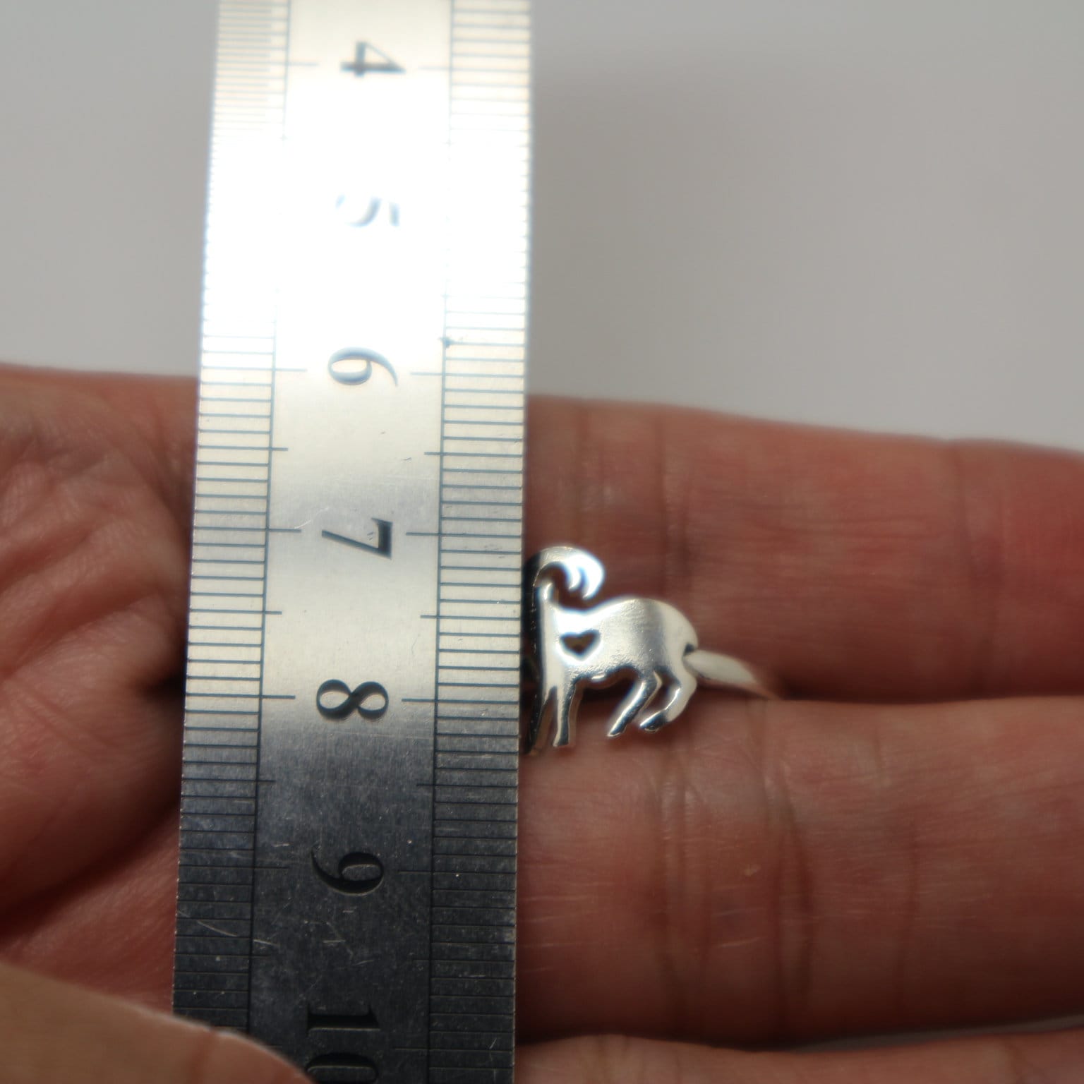 Silver Goat Ring Ram Goat Animal Jewelry Vegan Gift for | Etsy