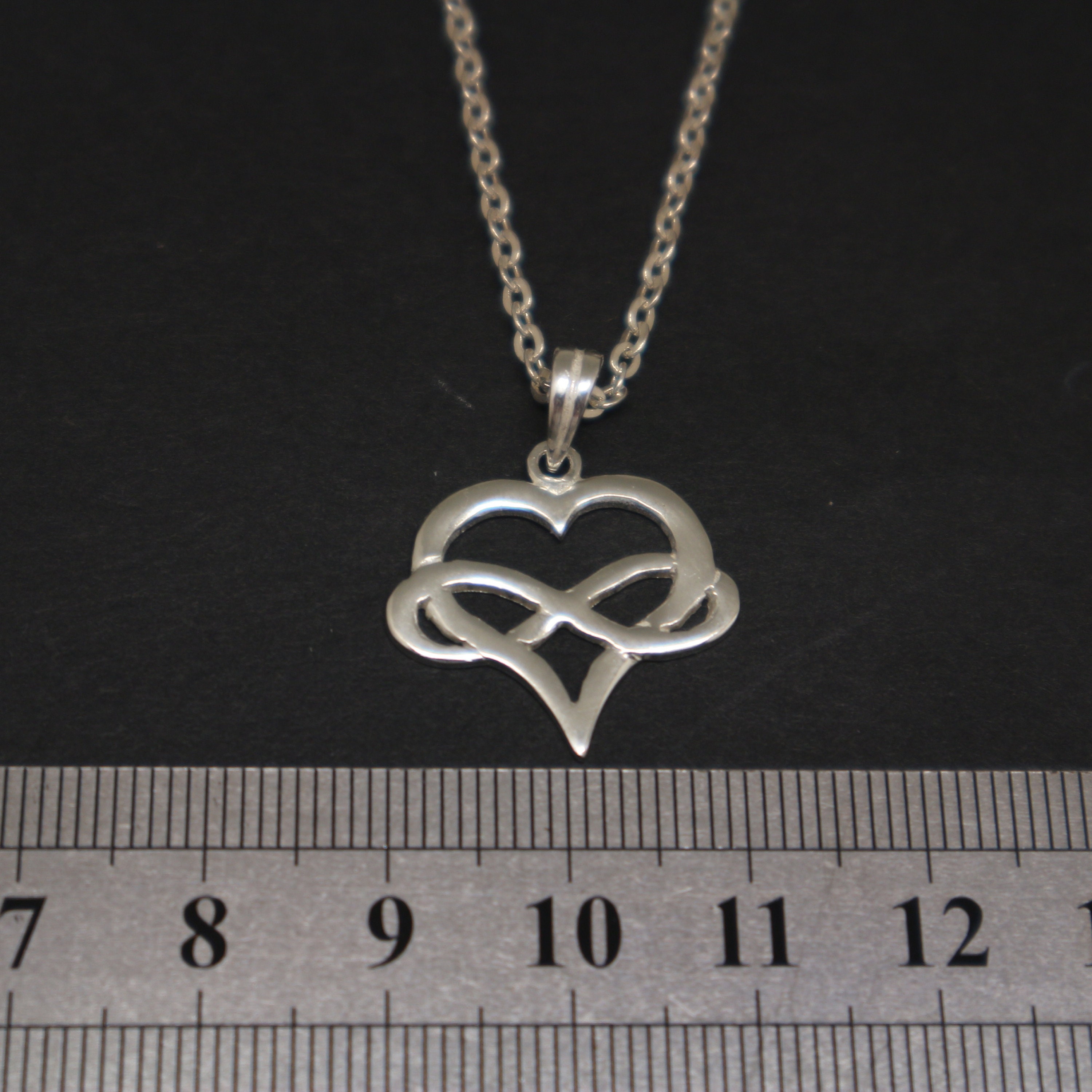 Silver Polyamory Necklace Set of 3 Infinity Heart Jewelry | Etsy