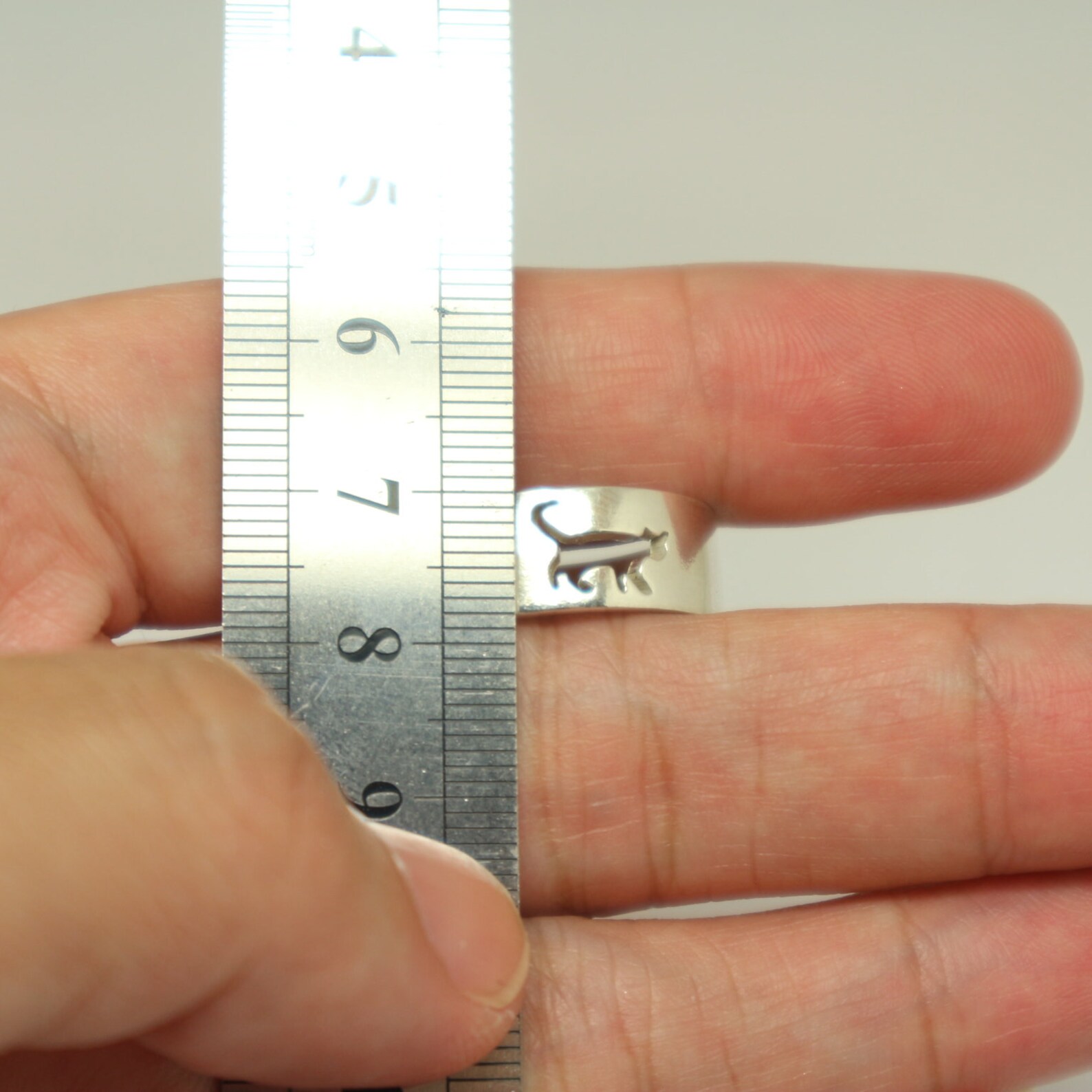 Sterling Silver Cat Ring for Man and Women Cat Jewelry Cat | Etsy