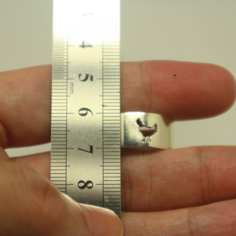 Chicken Promise Ring for Couple - Chicken Jewelry, His and Her Matching ...