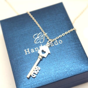 Realtor House Key Necklace for Women - Gifts for Realtor, Real Estate ...