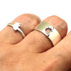 Surgeon Anatomical Heart Promise Ring for Couples - Doctor Jewelry ...