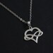 Polyamory Heart Infinity Necklace Infinity Jewelry, Polyamory Necklace ...