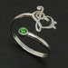 Music Ring for Graduation Gift - Bypass Treble Clef Bass Clef Ring ...