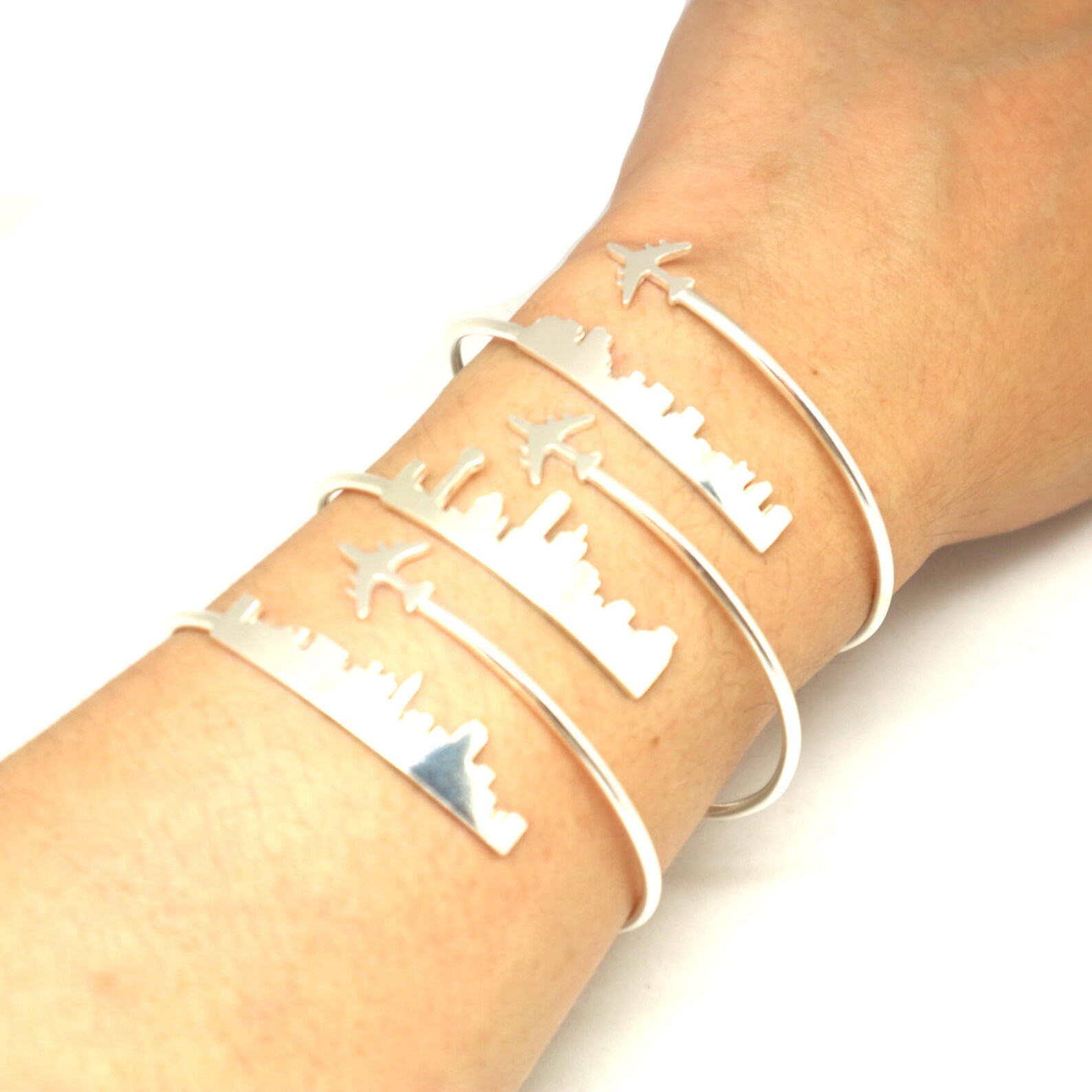 Personalized Long Distance Relationship Bracelet Bangle for - Etsy
