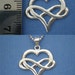 Polyamory Heart Infinity Necklace Infinity Jewelry, Polyamory Necklace ...