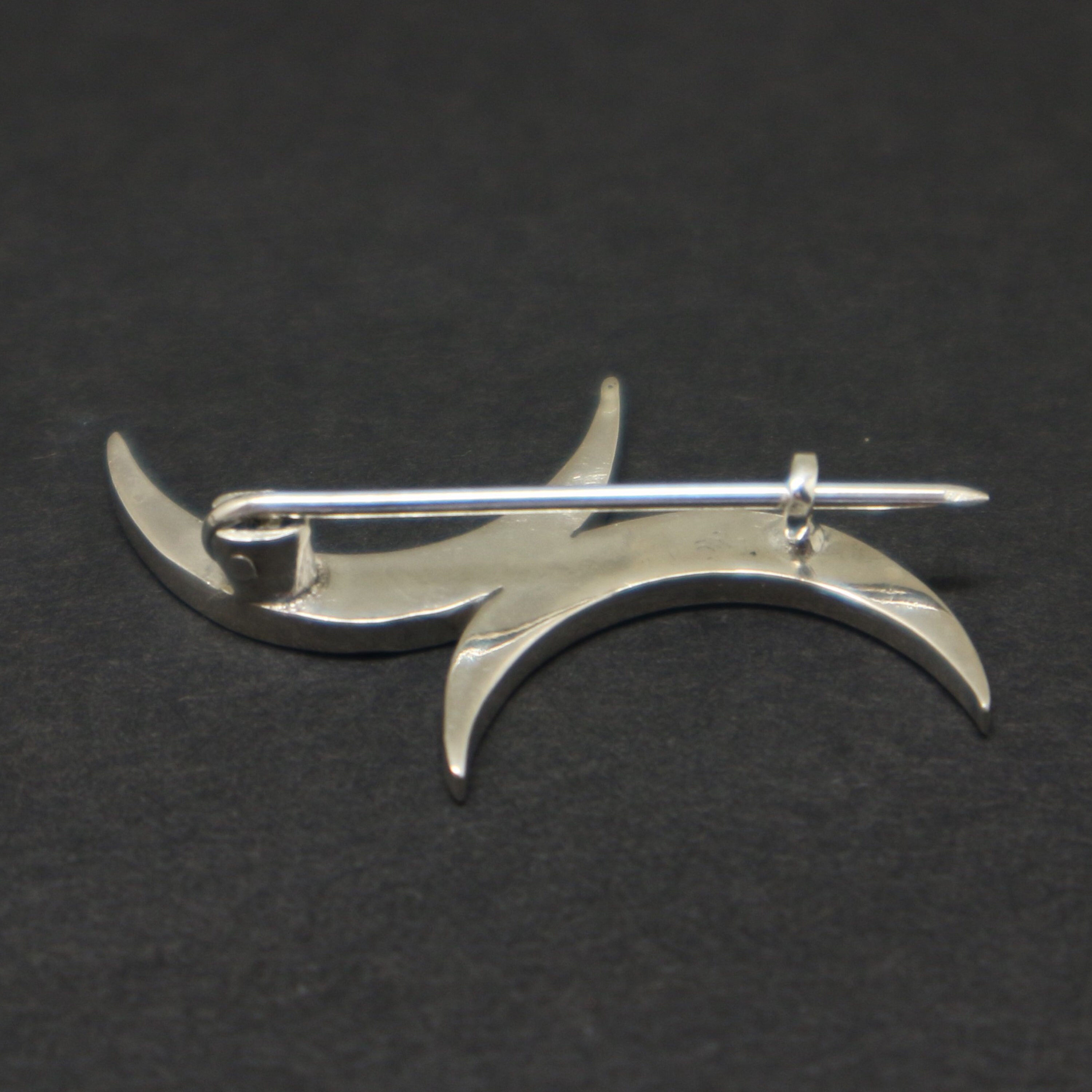 Silver Bisexual Pin Bi Pride LGBT Bisexual Crescent Moon | Etsy