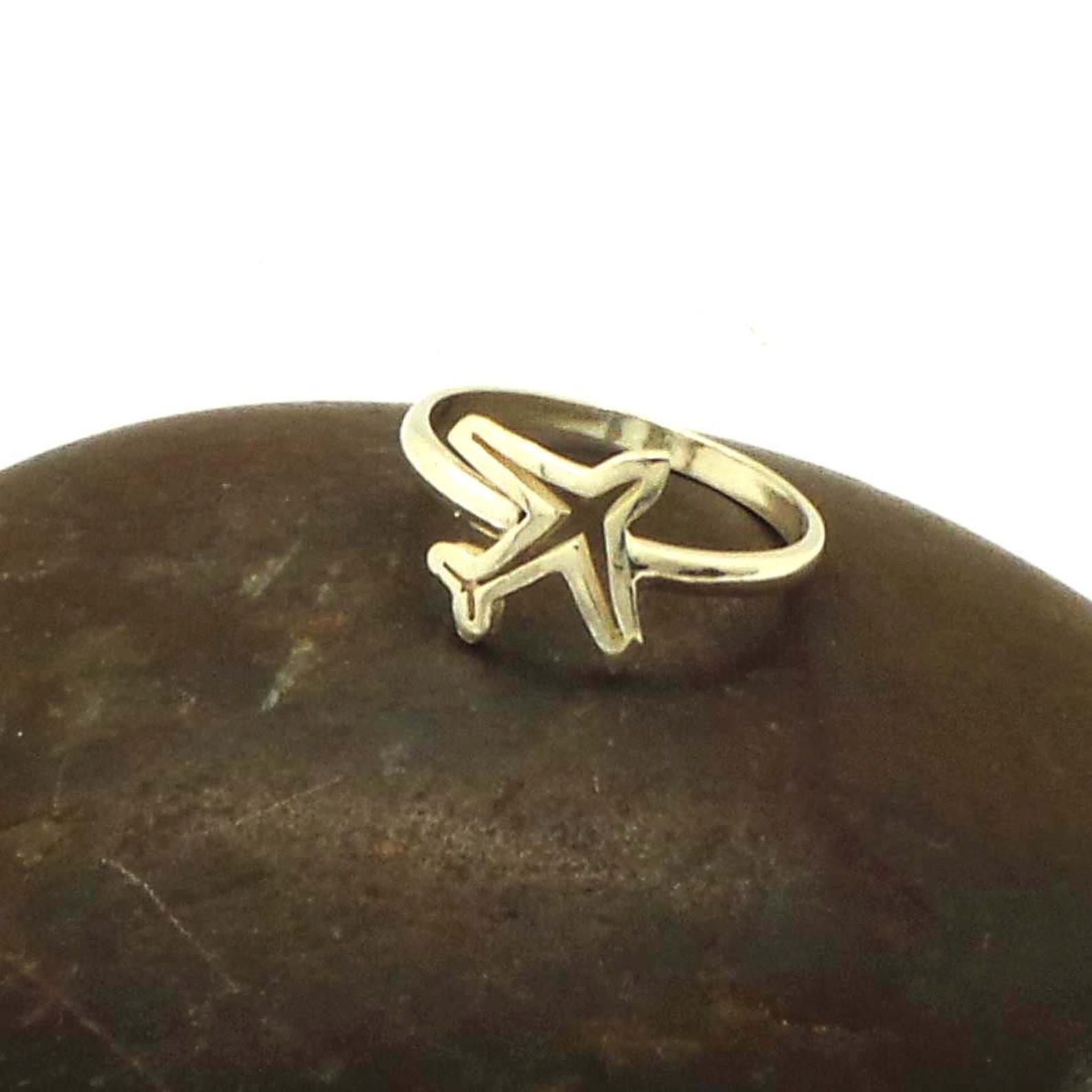 Silver Plane Ring - Travel Ring, Travel Jewelry, Plane Jewelry ...