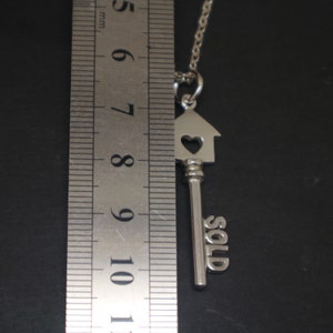 Realtor House Key Necklace for Women - Gifts for Realtor, Real Estate ...