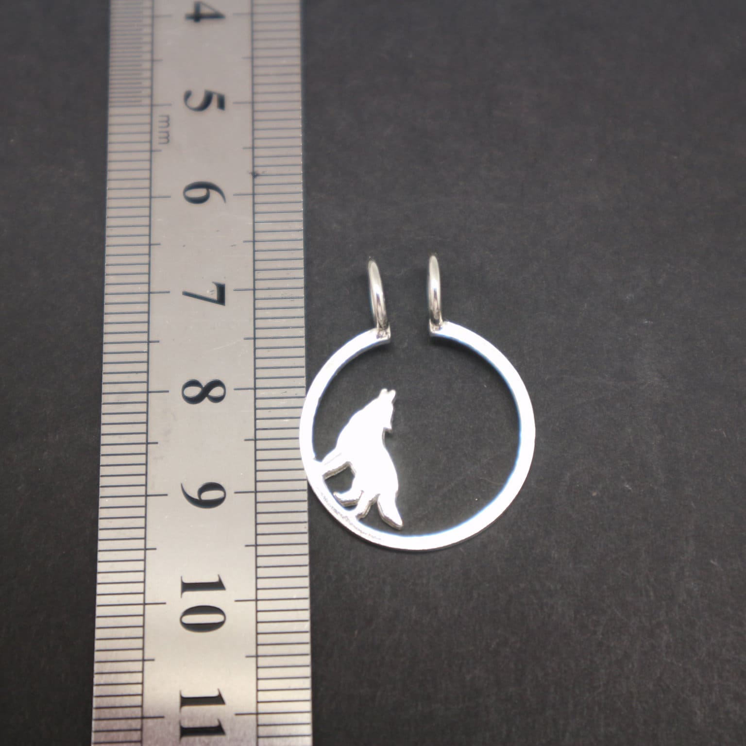 Silver Wolf Ring Holder Necklace Wolf Jewelry Teen Wolf | Etsy