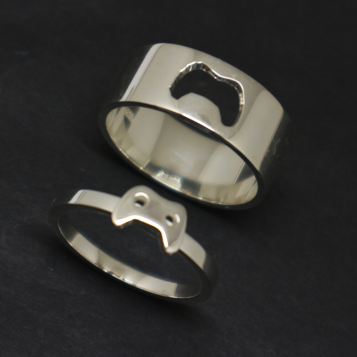 Video Gamer Promise Ring for Couples Controller Joystick - Etsy