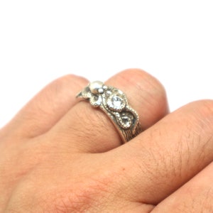 Silver Octopus Engagement Couple Rings - Octopus Jewelry, Alternative ...