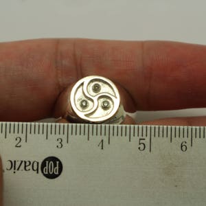 Silver Bdsm Signet Ring for Men - Bdsm Jewelry, Unisex, Submissive Ring ...