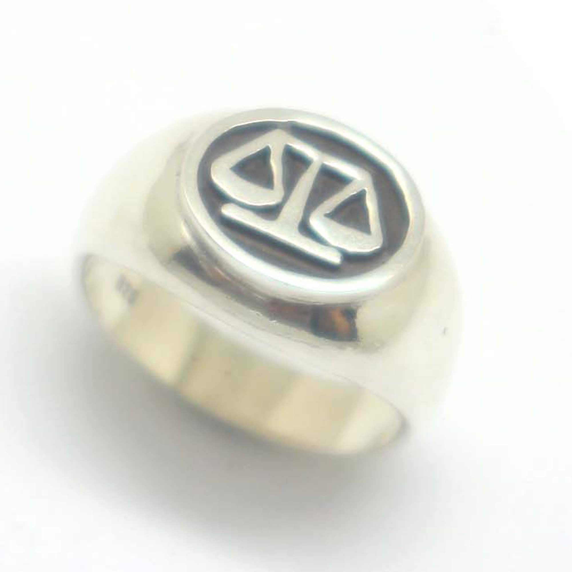 Silver Lawyer Ring Men Signet Ring Lawyer Jewelry | Etsy