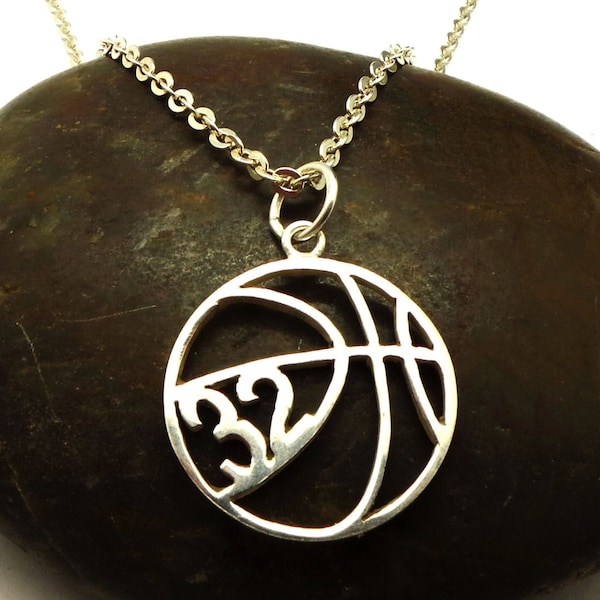 Basketball Necklace - Etsy
