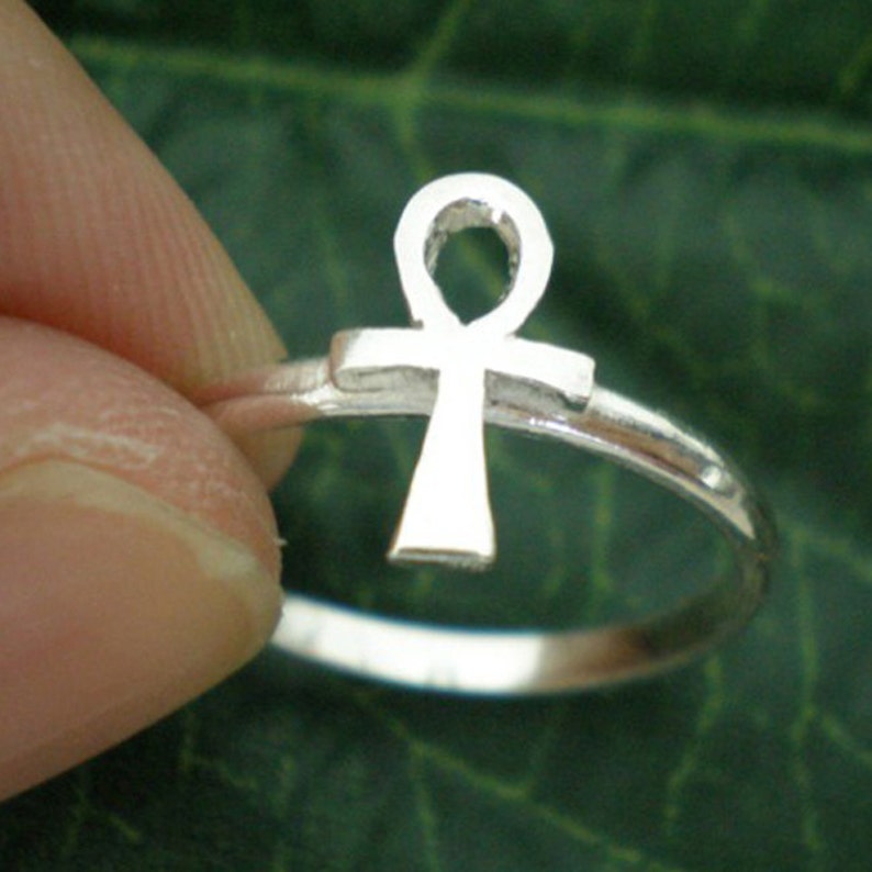 Sterling Silver Ankh Ring Ankh Jewelry for Men or Women - Etsy