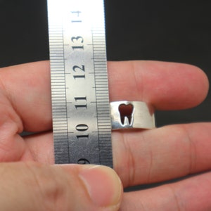 Dentist Teeth Promise Ring for Couples - Tooth Jewelry, Matching His ...