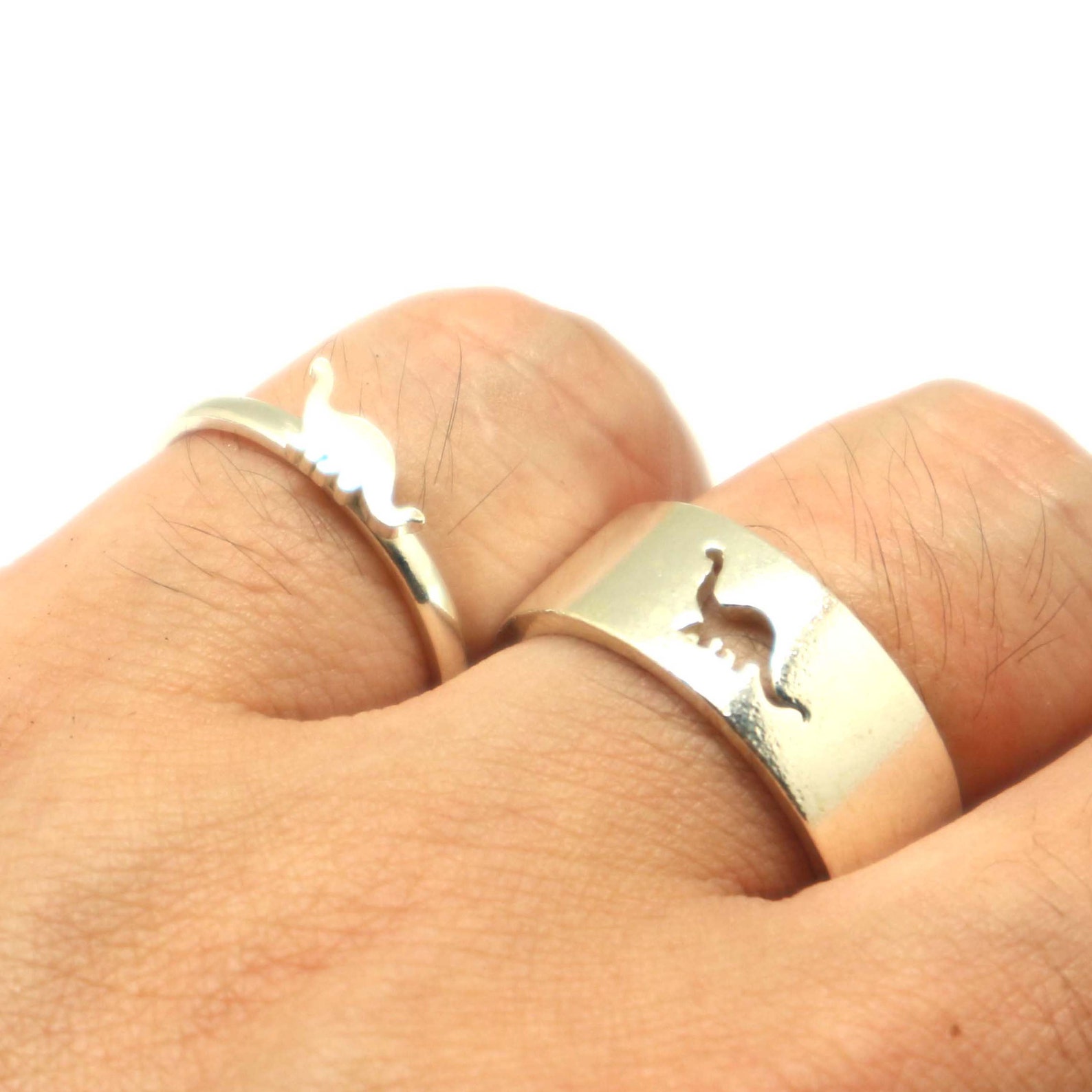 Dinosaur Promise Ring for Couples Brachiosaurus Jewelry | Etsy UK
