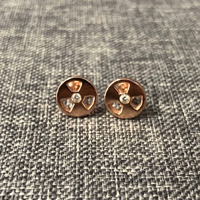 Silver Radiologist Technologist Stud Earring - Gift for Christmas ...