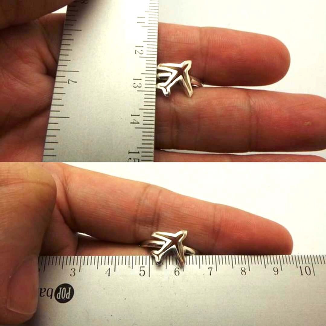 Silver Plane Ring Travel Ring Travel Jewelry Plane - Etsy