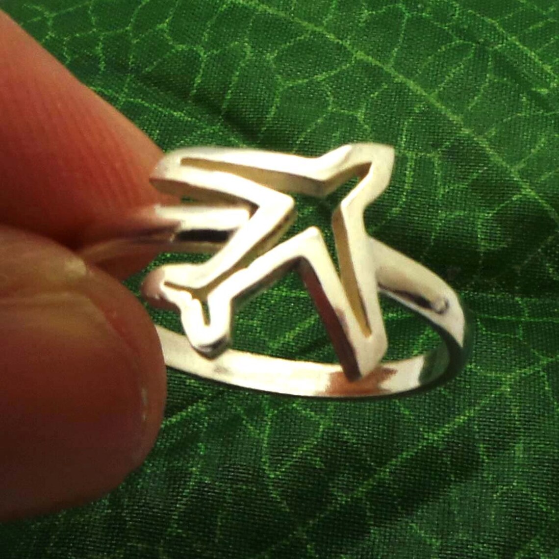 Silver Plane Ring Travel Ring Travel Jewelry Plane - Etsy