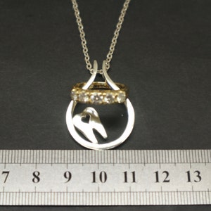 Silver Teeth Ring Holder Necklace - Tooth Jewelry Wedding and ...