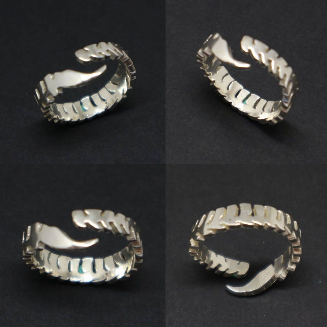 Silver Spine Cord Anatomy Ring Gift for Chiropractic Chiropractor ...
