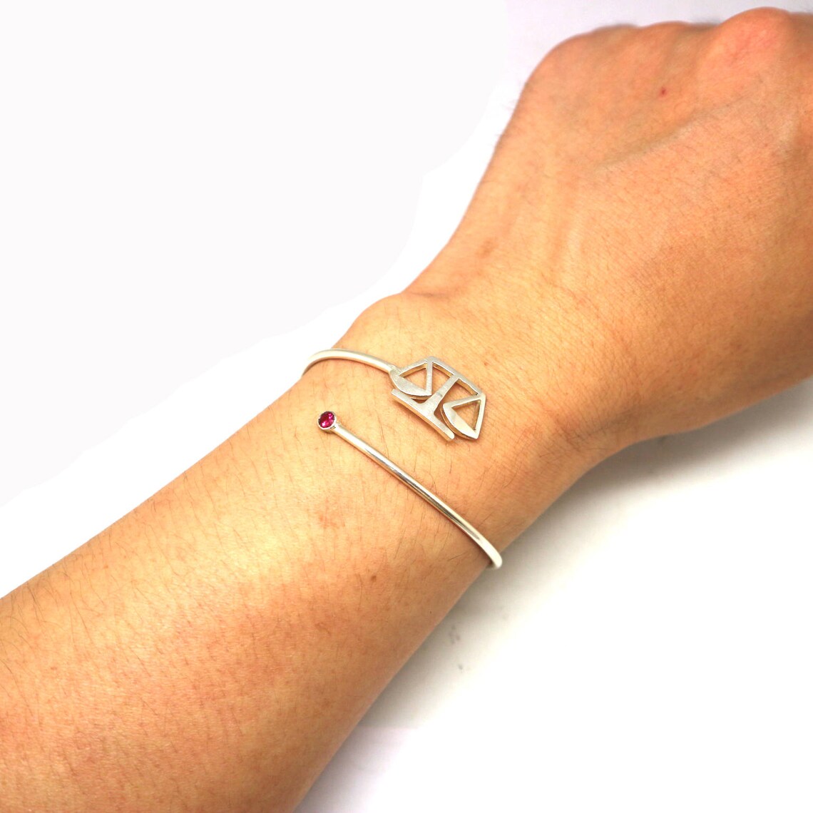 Silver Lawyer Scale of Justice Bracelet Lawyer Jewelry | Etsy