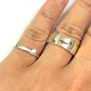 Silver Star Matching Ring for Couples - Celestial Jewelry, Graduation ...