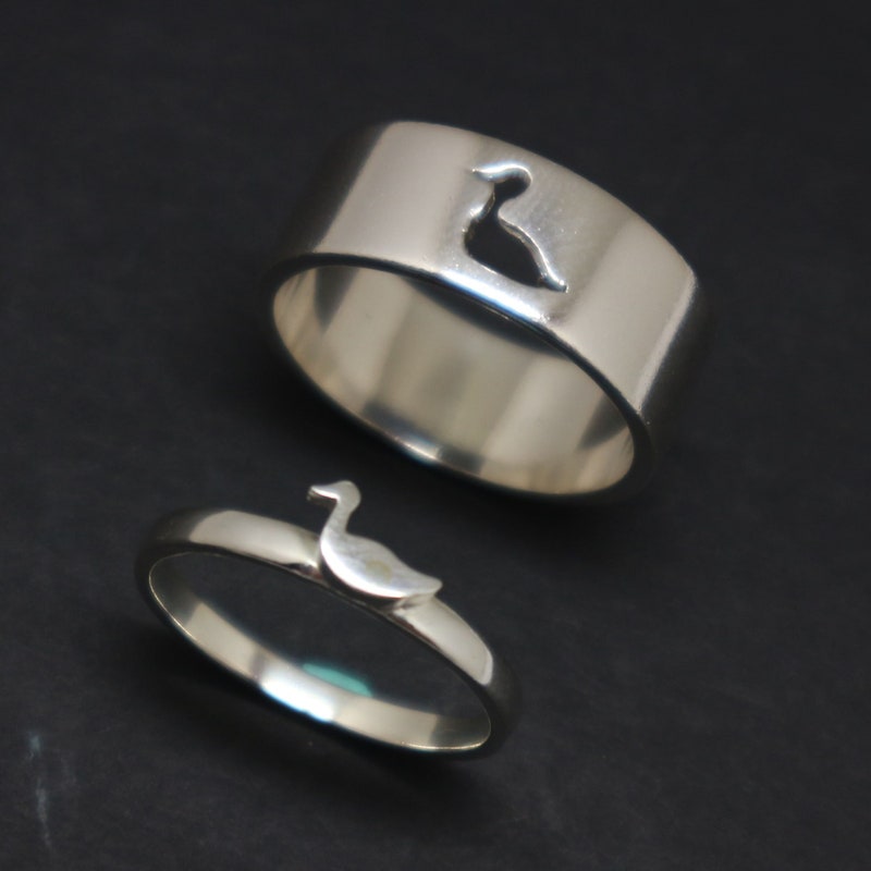 Duck Band Ring - Etsy