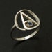 Sterling Silver Atheist Ring - Atheist Jewelry - Atheism, Faith, Carl ...