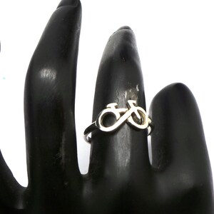 Silver Infinity Bicycle Ring - Silver Bicycle Jewellery - Bicycle Lover ...
